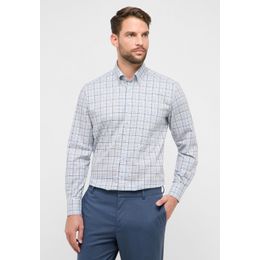 Eterna Herren Langarmhemd "COMFORT FIT"blau, Gr. 42, Twill, 100% Baumwolle, Hemden, NON IRON (b&uuml;gelfrei)