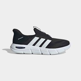 Herren Walkingschuh "CLOUDFOAM FLEX LOUNGE RAPIDFIT", adidas Sportswear, Gr. 44,5, schwarz-wei&szlig;, Textil, Schuhe