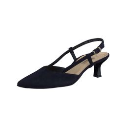 Paul Green Damen Pumps "Paul Green Pumps Leder", Gr. 37, blau, Leder, Schuhe