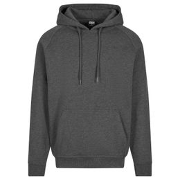 Urban Classics Herren Rundhalspullover "Urban Classics Herren Blank Hoody"charcoal, Gr. M, unifarben, 65% Baumwolle, 35% Polyester, Pullover