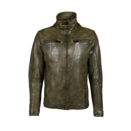 Freaky Nation Herren Lederjacke "Raul-FN"gr&uuml;n, Gr. XXXL, Oberstoff: 100% Leder; Futter: 100% Polyester, Jacken