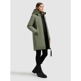 Khujo Damen Kurzmantel "YAAK4", gr&uuml;n, Gr. S, unifarben, 100% Polyester, M&auml;ntel