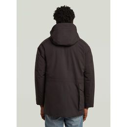 G-Star Raw G-STAR Herren Parka "Multipocket Padded Parka"dk schwarz, Gr. L, Obermaterial: 57% Polyester, 43% Polyester, Jacken