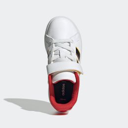 M&auml;dchen Sneaker "ADIDAS DISNEY MICKY MAUS GRAND COURT KIDS", adidas Sportswear, Gr. 35, schwarz-wei&szlig;, Synthetik, Schuhe, f&uuml;r Kinder & Jugendliche