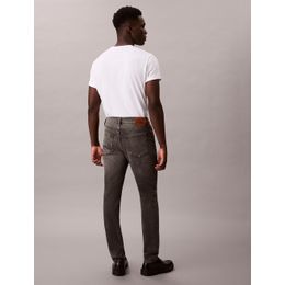 Herren Slim-fit-Jeans "SLIM TAPER JEANS", grau, Gr. 30, Calvin Klein Jeans, unifarben, Denim/Jeans, Obermaterial: 98% Baumwolle, 2% Elasthan, Jeans,