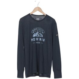 super.natural Langarmshirt Herren Gr&ouml;&szlig;e L Second Hand marine