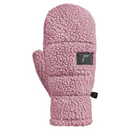 Reusch Damen F&auml;ustlinge "Bob Mitten"pink, grau, Gr. 9, unifarben, 95% Polyester, 3% Polyacryl, 2% Polyurethan, Handschuhe, mit winddichter,