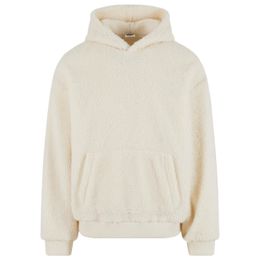 Urban Classics Herren Kapuzensweatshirt "Urban Classics Oversized Teddy Hoody"sandwei&szlig;, Gr. S, unifarben, 100% Polyester, Sweatshirts