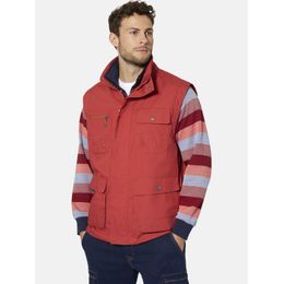 Babista Herren Funktionsweste "Outdoorweste BELLARIVO", rot, Gr. 58, Obermaterial: 70% Baumwolle CO. 30% Polyamid ECONYL PA ECONYL., Westen