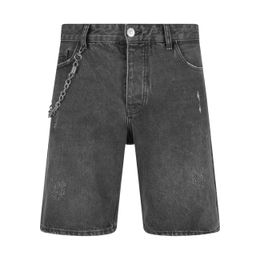 2Y STUDIOS Herren Shorts "2Y Studios Herren 2Y Jeans Shorts"anthrazit, Gr. 33, unifarben, 97% Baumwolle, 3% Elasthan, Hosen