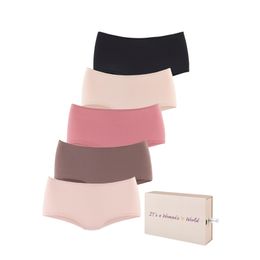 Lascana Damen Panty, Gr. 48, rosa, Single Jersey, Obermaterial: 95% Baumwolle, 5% Elasthan, unifarben, Unterhosen, aus Baumwolle, mit sch&ouml;ner