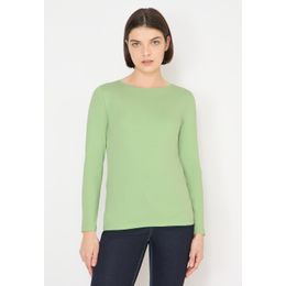 Cecil Damen Langarmshirtbamboo gr&uuml;n, Gr. XXL, unifarben, Web, 100% Baumwolle, Shirts, aus reiner Baumwolle