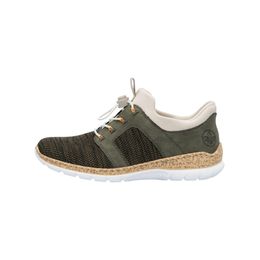 Rieker Damen Sneaker "Rieker Sneaker Textil", Gr. 37moos, Textil, Schuhe