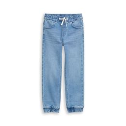 Tom Tailor Jungen Straight-Jeansused light stone blau denim, Gr. 122, unifarben, Denim/Jeans, Obermaterial: 74% Baumwolle, 24% Polyester, 2%