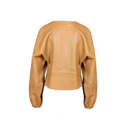 Freaky Nation Damen Lederjacke "Loving-FN"beige, Gr. S, Oberstoff: 100% Leder. Futter: 100% Baumwolle, Jacken