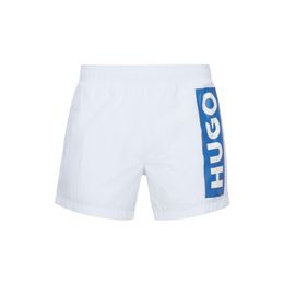 HUGO BLUE Damen Badeshorts "BLUE OKKO", wei&szlig;, Gr. S, Microfaser, Obermaterial: 100% Polyamid, Badehosen