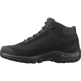 Salomon Damen Winterstiefel "SHELTER WP", Gr. 44,5schwarz, asphalt, castlerock, Synthetik, Textil, Schuhe, Winterschuhe, Winterboots, Snowboots,