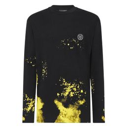 Plein Sport Herren T-Shirt "Tiger", gelb, Gr. XS, Obermaterial: 100% Baumwolle, Shirts