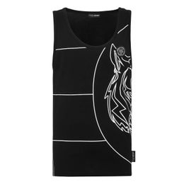 Plein Sport Jungen T-Shirt "Tiger"0201, schwarz, wei&szlig;, Gr. XXXL, Obermaterial: 100% Baumwolle, Shirts