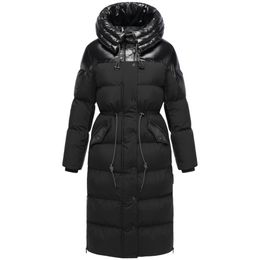 Navahoo Damen Steppmantel "Knusperherz 14", schwarz, Gr. XXXL, Obermaterial 1: 100% Polyester. Obermaterial 2: 100% Nylon. Innenfutter: 100%