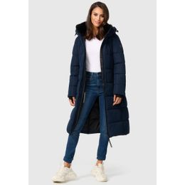 Marikoo Damen Steppjacke "Zuraraa XVI", blau, Gr. XXXL, Obermaterial: 100% Polyester. Innenseite: 100% Polyester. Futter: 100% Polyester. Wattierung: