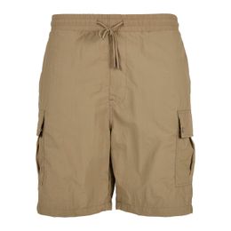Urban Classics Damen Cargohose "Urban Classics Herren Nylon Cargo Shorts"khaki, Gr. M, unifarben, 100% Polyester, Hosen