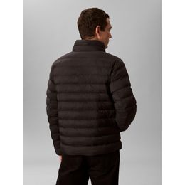 Herren Steppjacke "LS NYLN MD WT HDD F", schwarz, Gr. S, Calvin Klein Jeans, unifarben, Web, Obermaterial: 100% Polyamid, Jacken, Regular fit mit