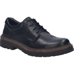 Josef Seibel Herren Schn&uuml;rschuh "Curtis 04, schwarz", Gr. 43, schwarz, Obermaterial: 100% Rindsleder Leather cow., Schuhe