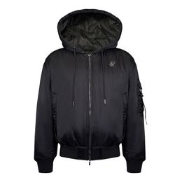 SikSilk Between-Season Jacket male Black size XXL
