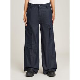 G-Star Raw G-STAR Damen 5-Pocket-Jeans "Mega Cargohose Denim", blau, Gr. 28, Obermaterial: 100% Baumwolle, Jeans