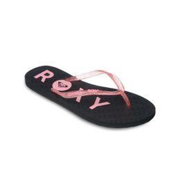 Roxy Damen Sandale "Viva Sparkle", Gr. 11, schwarz, Obermaterial: 98% Synthetikmaterial, 2% Metall / Futter: 100% Synthetikmaterial / Au&szlig;ensohle:
