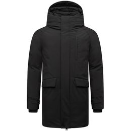 STONE HARBOUR Herren Wintermantel "Emriis XX"schwarz, Basic, Gr. M, Obermaterial: 100% Polyester. Innenfutter: 100% Polyester. Wattierung: 100%