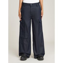 G-Star Raw G-STAR Damen 5-Pocket-Jeans "Mega Cargohose Denim", blau, Gr. 27, Obermaterial: 100% Baumwolle, Jeans