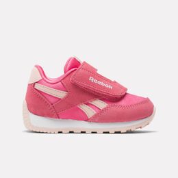 Reebok CLASSIC M&auml;dchen Sneaker "REEBOK GLIDE LOW HOOK & LOOP", Gr. 22, pink, Leder, Synthetik, Textil, Schuhe