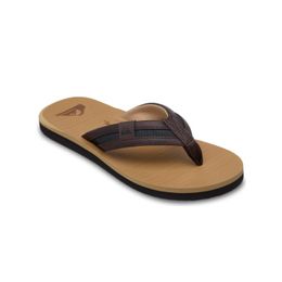 Quiksilver Herren Sandale "Carver Squish", Gr. 12, braun, Obermaterial: 95% Synthetik + 5% Textil, Futter: 100% Textil, Laufsohle: 100%