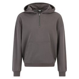 Urban Classics Herren Sweatjacke "Urban Classics Herren Boxy Zip Hoody"schwarzshadow, Gr. XXL, unifarben, 65% Baumwolle, 35% Polyester, Sweatjacken