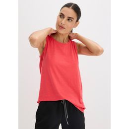 bonprix Sport-Top (2er Pack) schnelltrocknend, schwarz, Gr.44/46 (L), Funktionsshirt mit vorgedrehter Seitennaht, Quick Dry