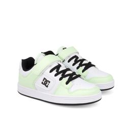 DC Shoes Damen Sneaker "Manteca 4 V Sn", Gr. 6,5mint, wei&szlig;, schwarz, Obermaterial:100% Synthetik;, Schuhe