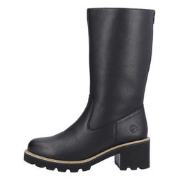 Remonte Damen Stiefel "Remonte Stiefel Glattleder", Gr. 38, schwarz, Glattleder, Schuhe