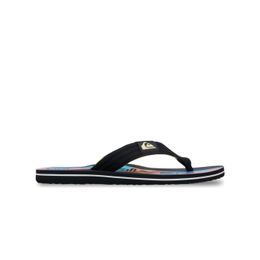 Quiksilver Herren Sandale "Molokai Layback", Gr. 14schwarz holmes, Obermaterial: 100% Baumwolltextil, Futter: 100% Polyestertextil, Laufsohle: 100%