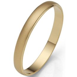 Firetti Damen Trauring "Schmuck Geschenk Gold 375 Hochzeit Ehering "LIEBE"", 56, ohne Brillant, Gelbgold 585, 3mm, gold, Gelbgold 585, Fingerringe,