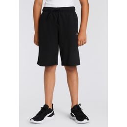 Champion Jungen Jerseyhose, schwarz, Gr. XL, Obermaterial: 100% Baumwolle, Hosen, f&uuml;r Kinder, mit sportlichem Stil, mit Logodruck, mit Tunnelzug