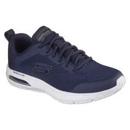 Sneaker Skechers "Dyna Air", Herren, Gr. 45, blau (navy), Synthetik, Textil, Schuhe Sneaker, mit Air-Cooled Memory Foam, Freizeitschuh, Halbschuh, Schn&uuml;rschuh