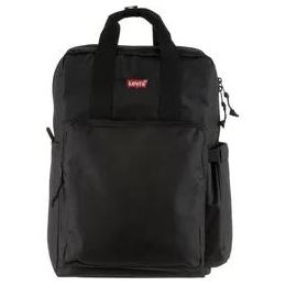 Levi's Cityrucksack LEVI'S, Gr. B/H/T: 27cm x 45cm x 14cm, schwarz, Polyester, unifarben, Rucks&auml;cke Cityrucksack, Freizeitrucksack, Schulrucksack, Arbeitsrucksack