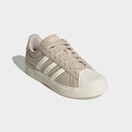 Sneaker adidas Sportswear "STREETTALK", Damen, Gr. 41, wonder beige, sanftes wei&szlig;, gold metallic, Synthetik, Schuhe Sneaker, inspiriert vom Design des adidas Superstar