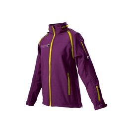 DEPROC Active Damen Softshelljacke "STANLEY PEAK WOMEN", lila, Gr. 42, 96% Polyester; 4% Elastan, Jacken, abtrennbare &Auml;rmel