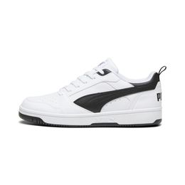 Puma Damen Sneaker "REBOUND V6 LOW", Gr. 44, schwarz-wei&szlig;, Synthetik, unifarben, Schuhe
