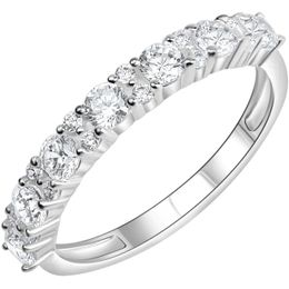 Firetti Damen Silberring "Schmuck Geschenk Silber 925 Fingerring Ring Memoire", 62, Silber 925 (Sterlingsilber), 2mm, silber, Silber 925