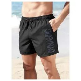 Badeshorts feel good, Herren, Gr. 6, Normalgr&ouml;&szlig;en, schwarz, Polyester, Badehosen Badeshorts