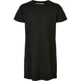 Urban Classics M&auml;dchen Shirtkleid "Urban Classics Damen Girls Organic Oversized Tee Dress"schwarz, Gr. 110, unifarben, 100% Baumwolle, Kleider